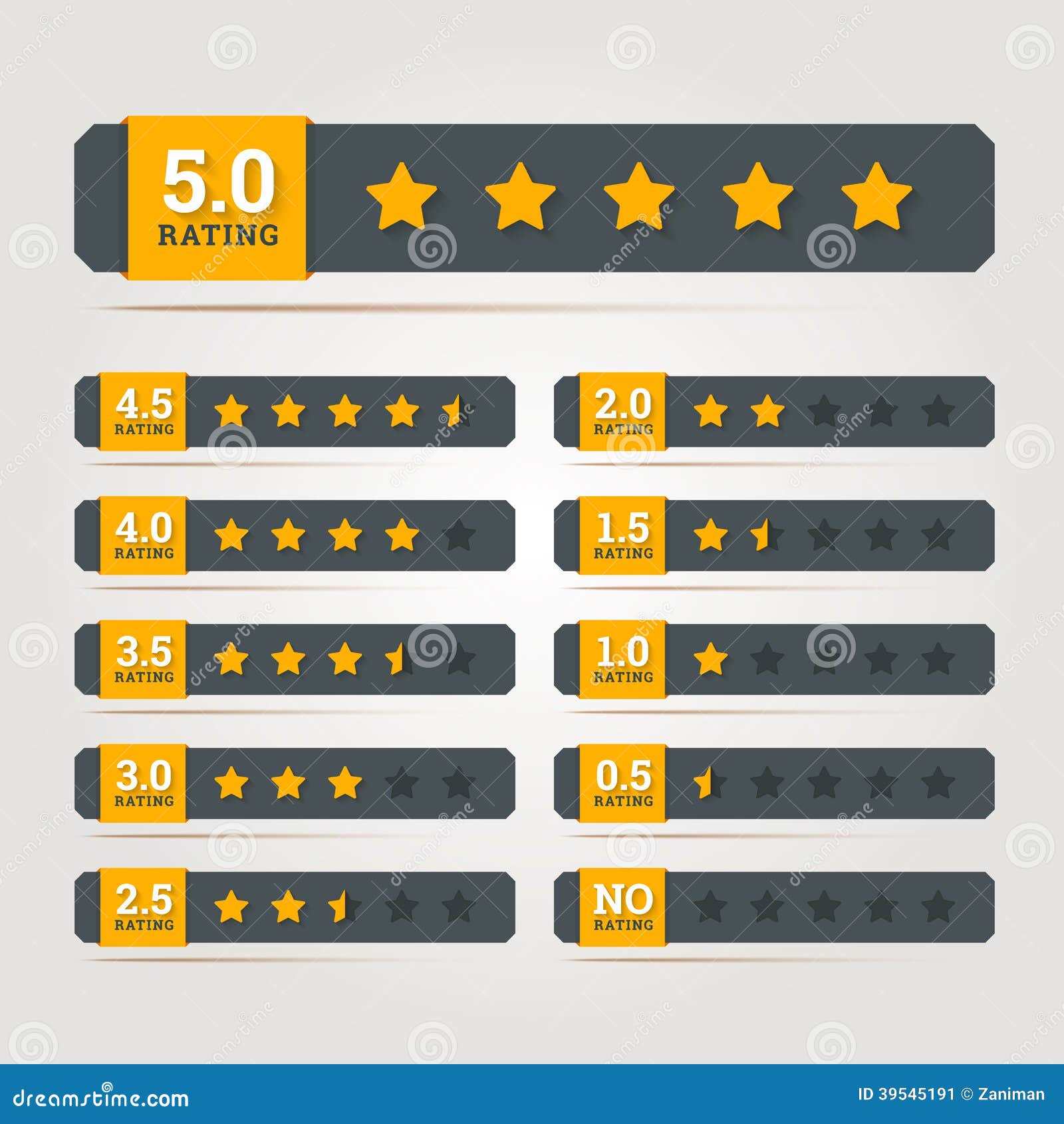 Rating stars badges. stock vector. Illustration of badge - 39545191