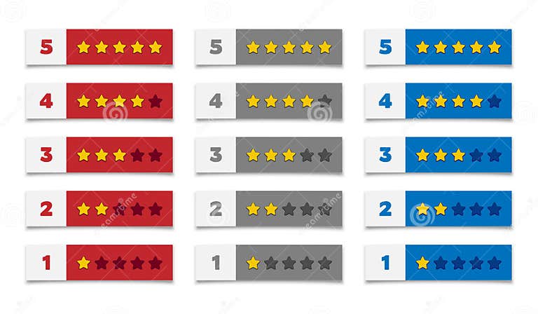 Rating stars stock vector. Illustration of ratings, five - 53662817