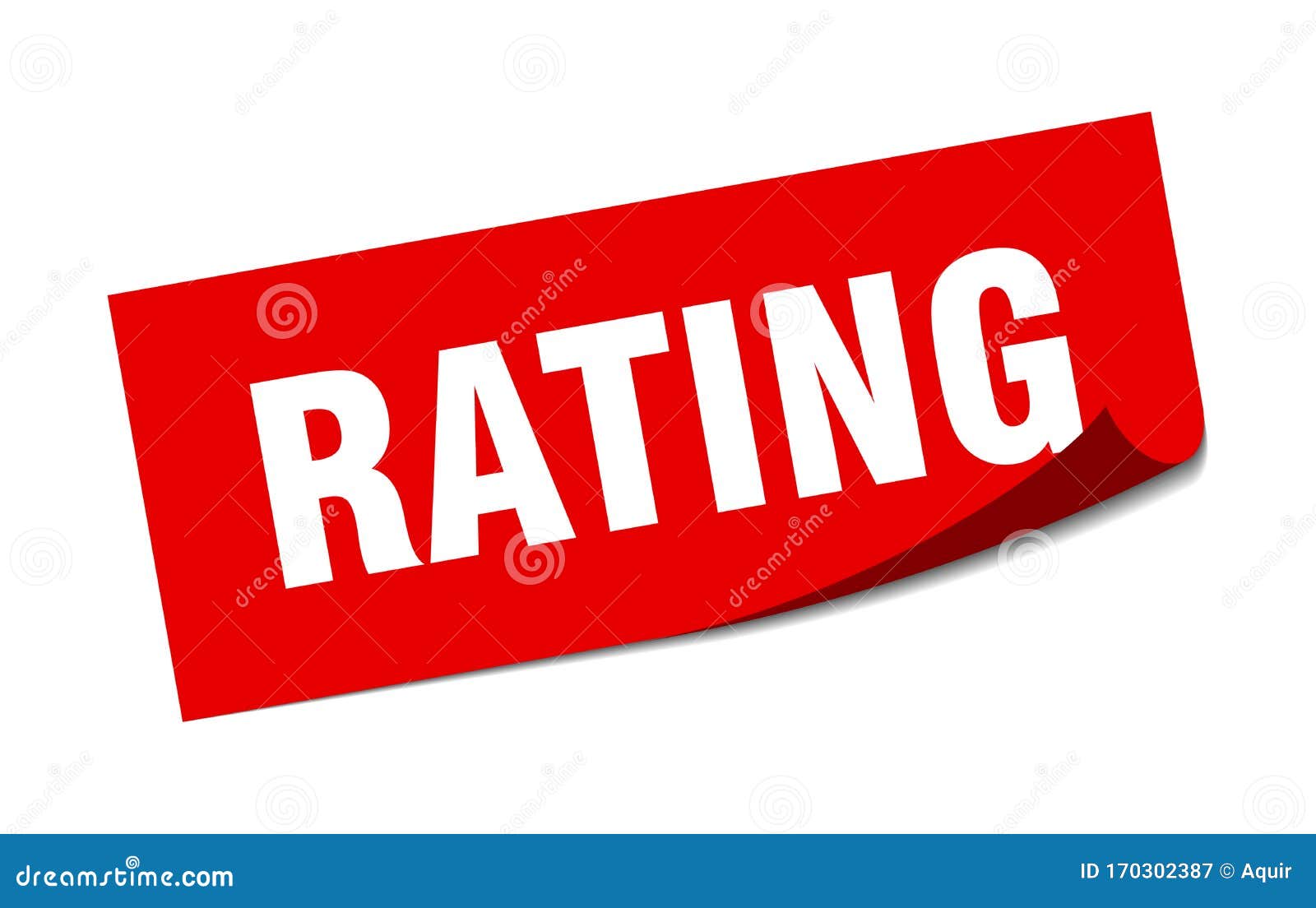 Rating Sticker. Rating Square Sign Stock Vector - Illustration of sign ...