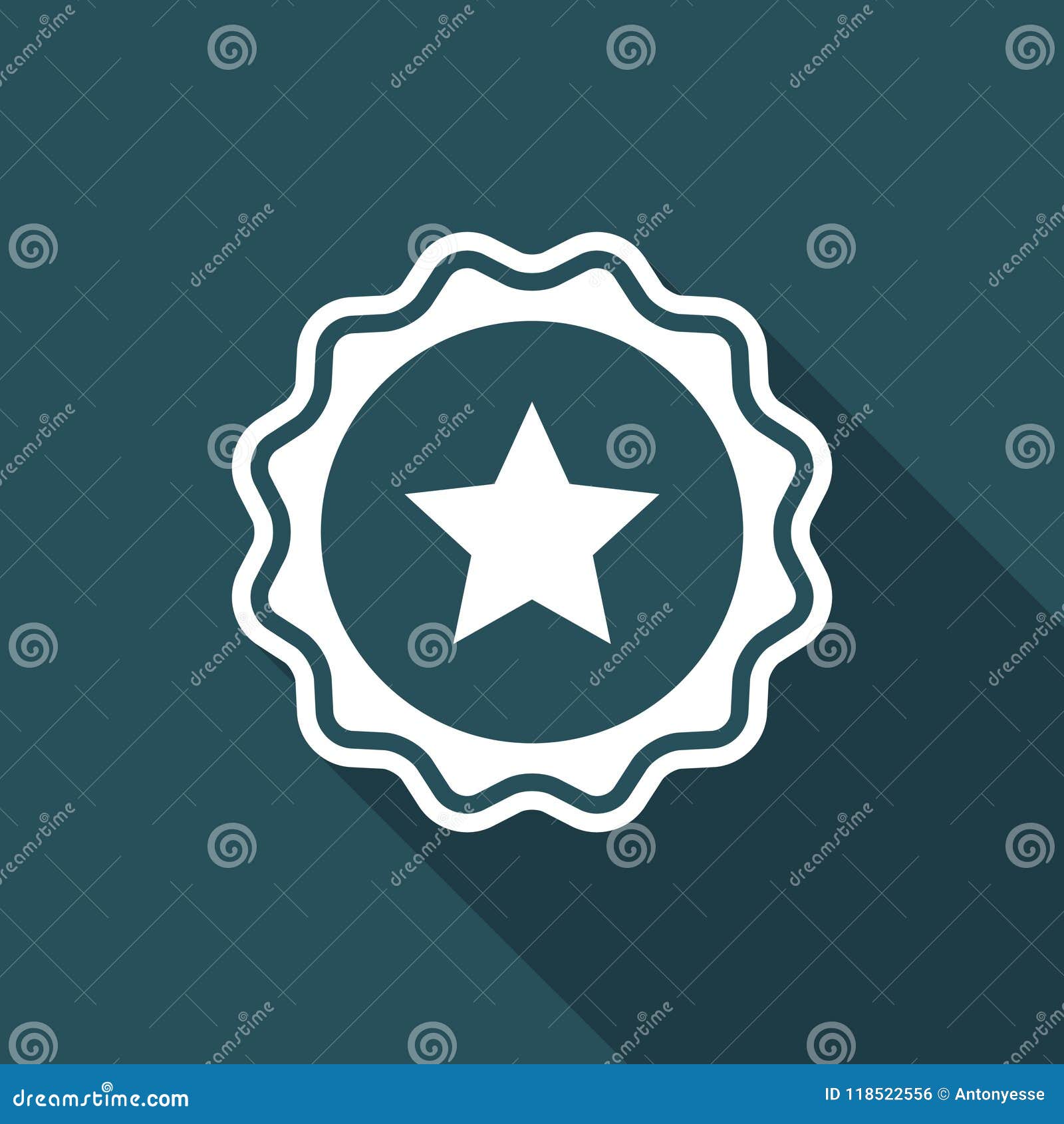 Rating Symbol - Vector Flat Minimal Icon Stock Vector - Illustration of ...
