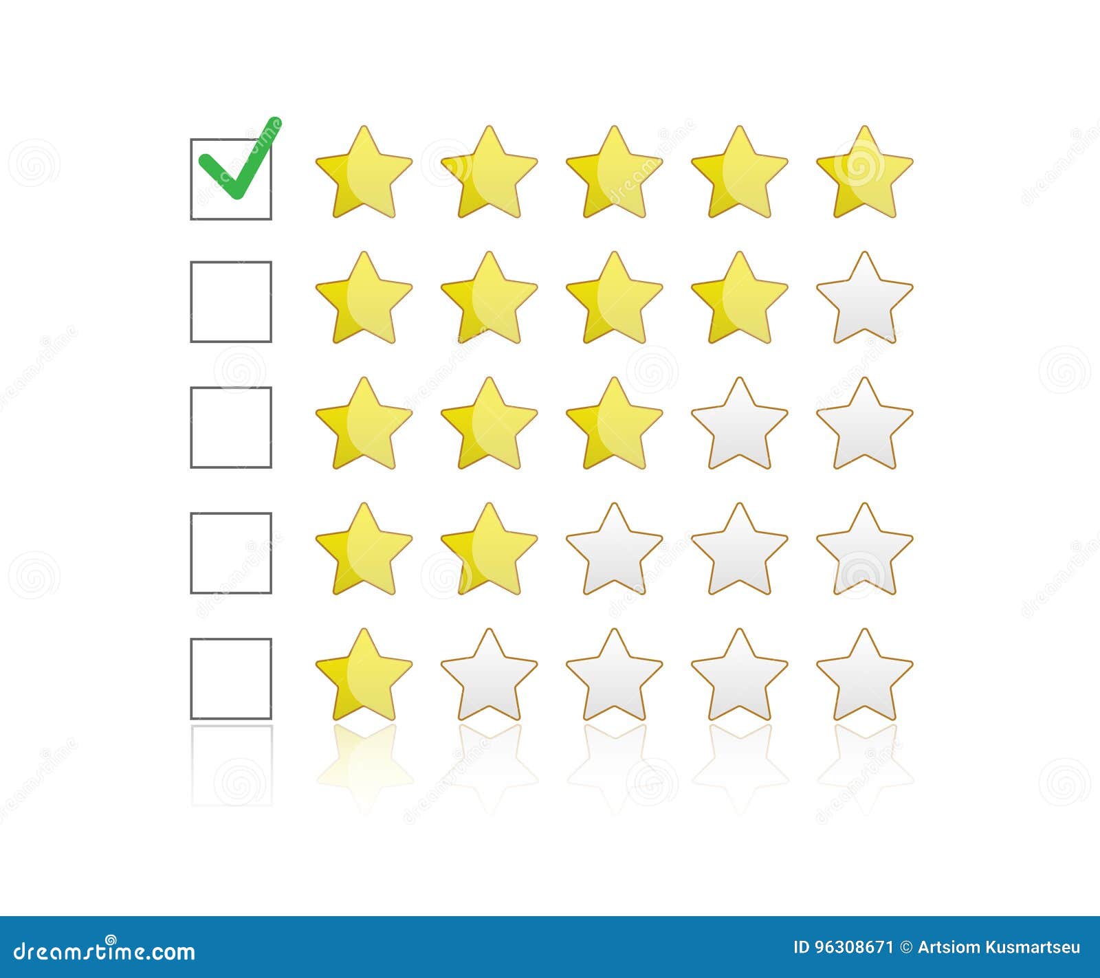 Rating symbol vector stock vector. Illustration of vector - 96308671