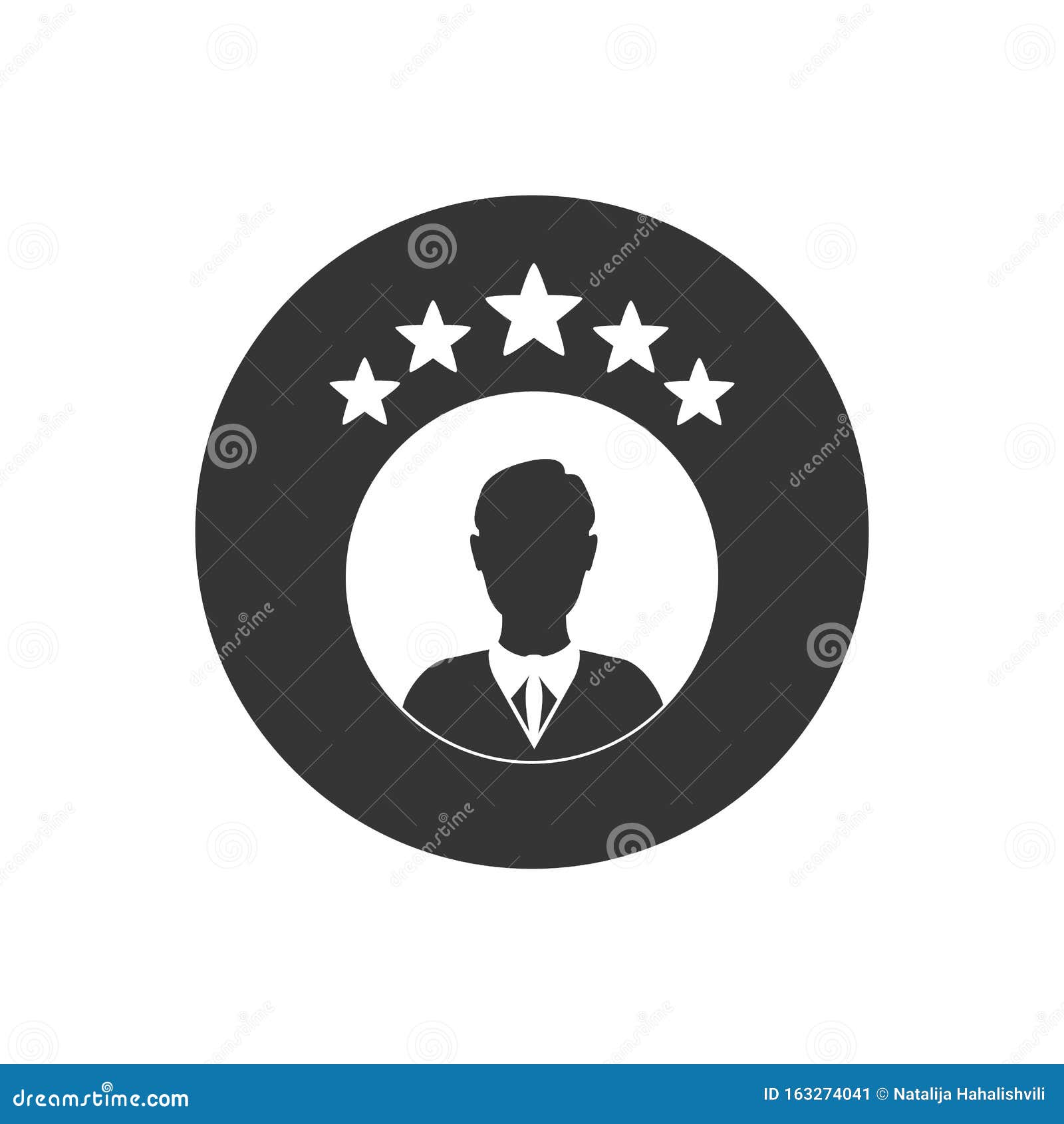 Rating Vector Icon Isolated on Gray Background, Rating Transparency ...
