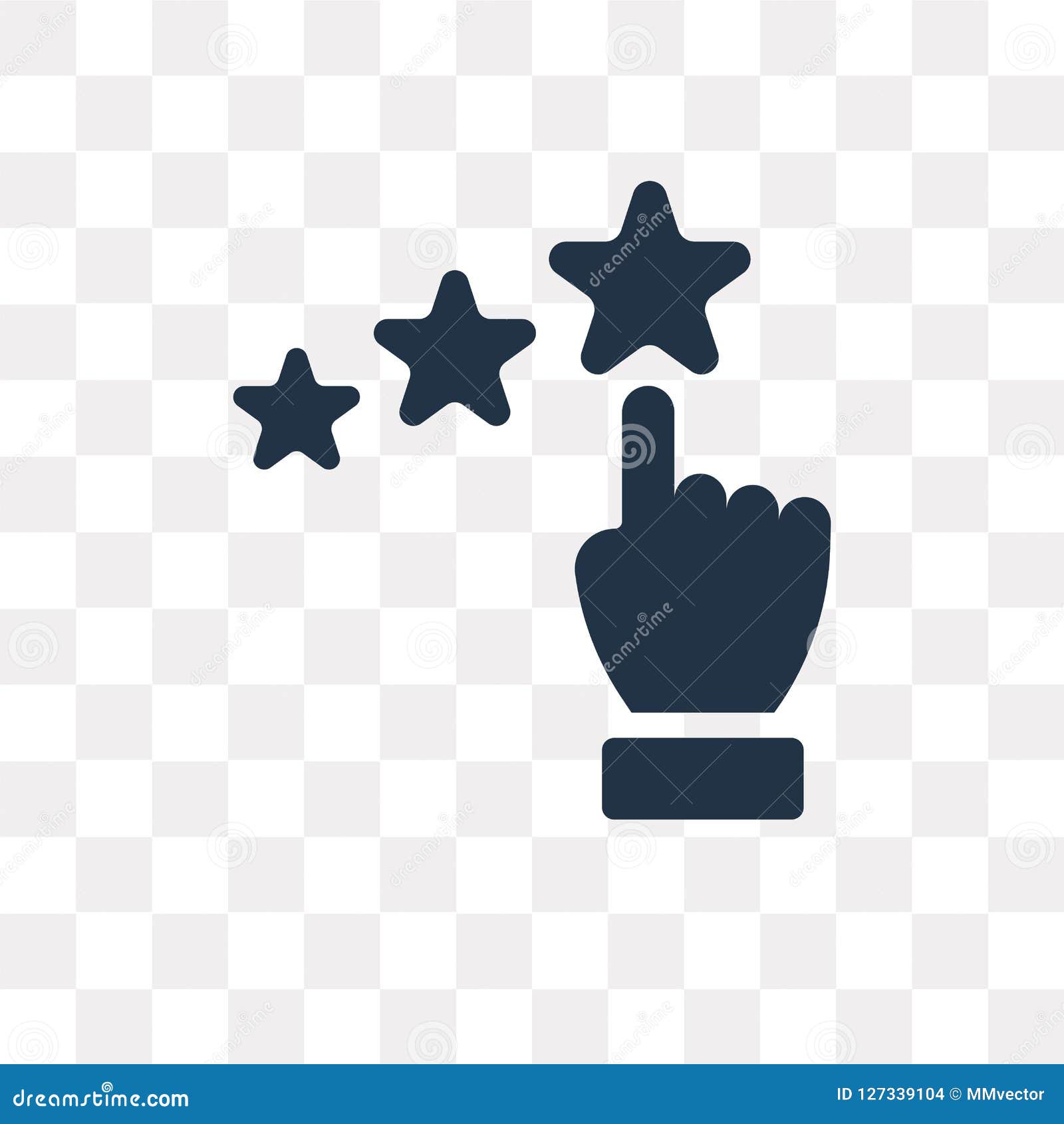 Rating Vector Icon Isolated on Transparent Background, Rating T Stock ...