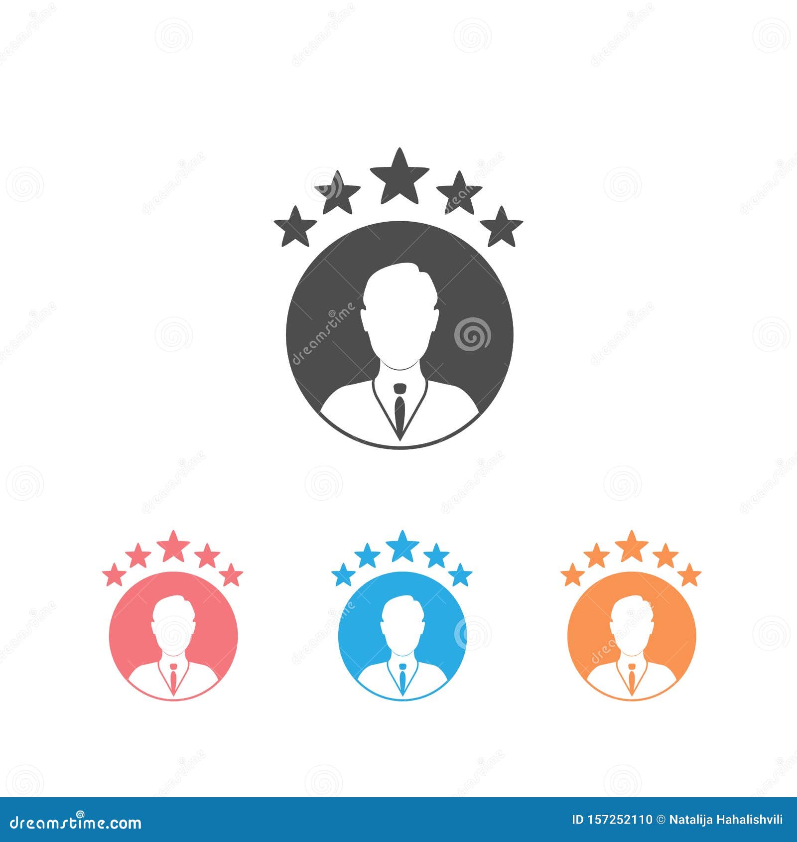 Rating Vector Icon Set Isolated on Transparent Background, Rating ...