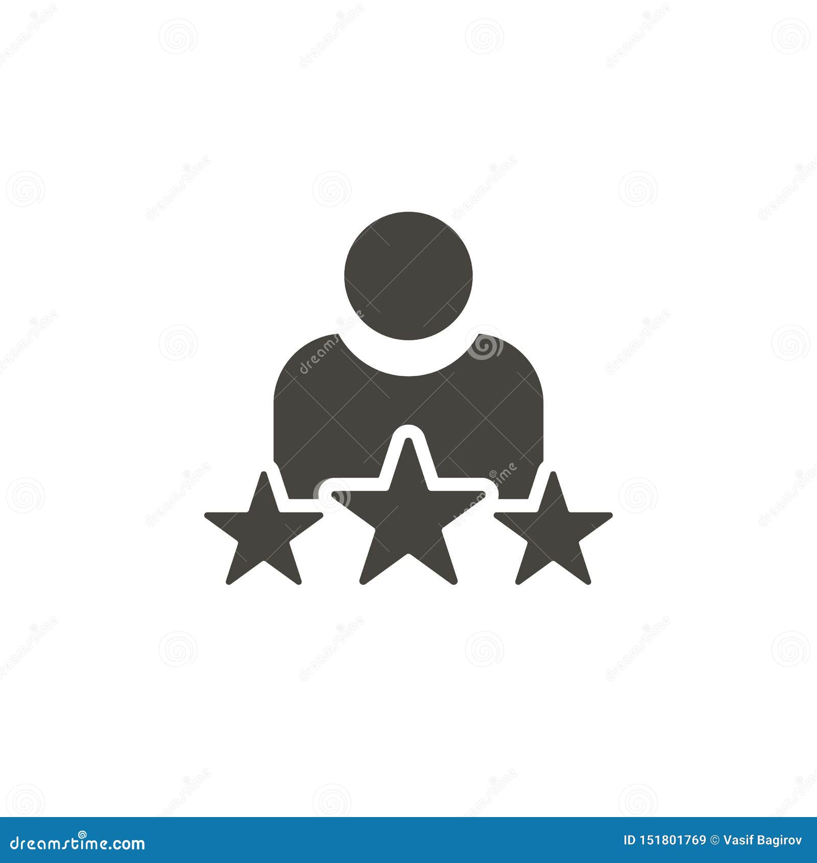 Rating Vector Icon. Simple Element IllustrationRating Vector Icon Stock ...