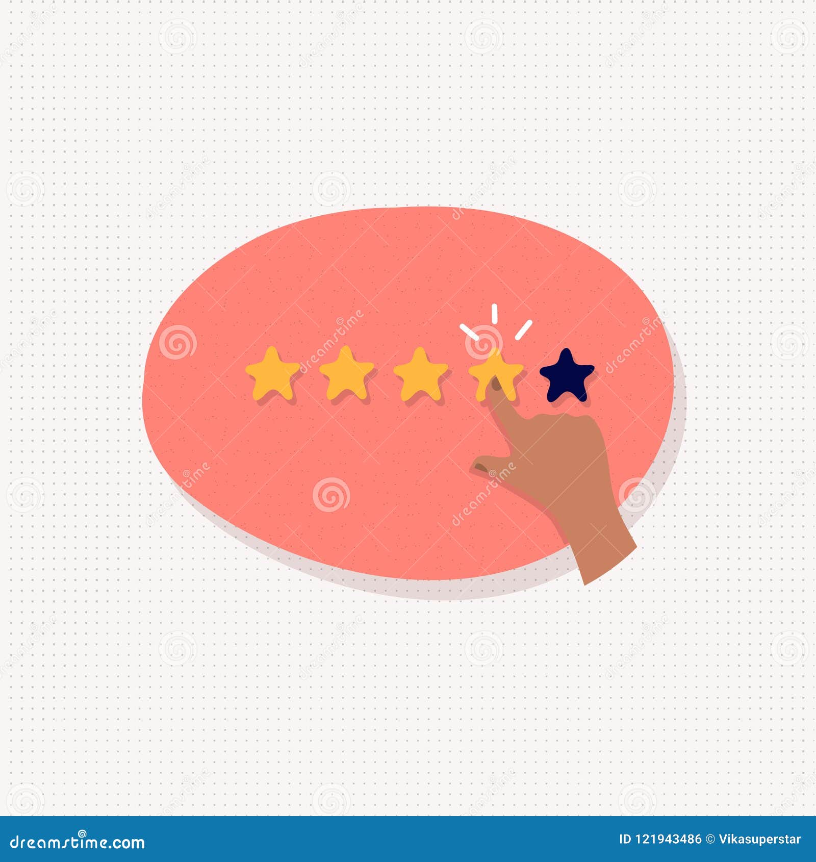 Rating Illustration . Five Stars Rate with Hand Sign Stock Vector ... Rating Illustration . Five Stars Rate with Hand Sign Stock Vector ...