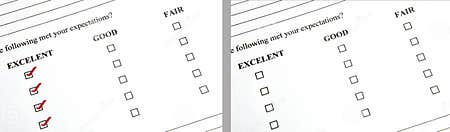 Ratings card stock image. Image of blank, scores, checklist - 8815519