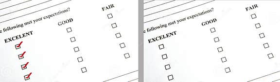 Ratings card stock image. Image of blank, scores, checklist - 8815519