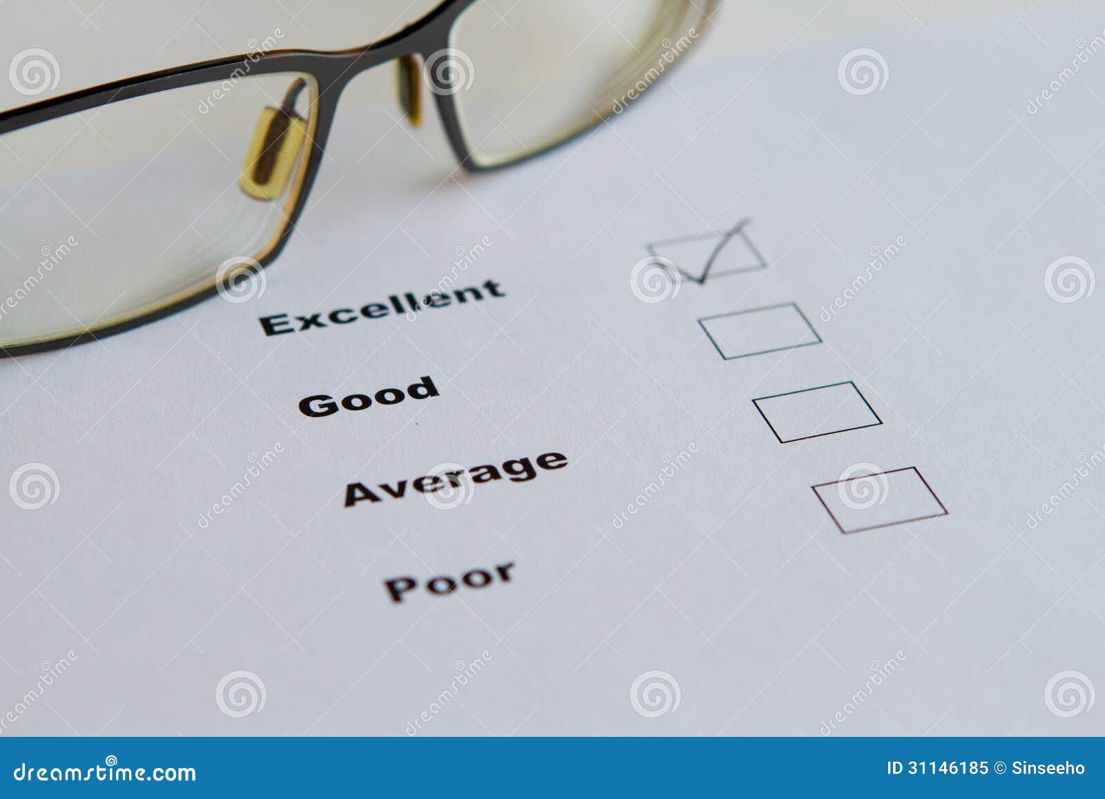 Ratings stock image. Image of check, report, evaluation - 31146185