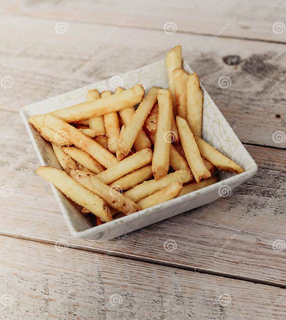 Ration of Chips in a Tapas Bar Stock Photo - Image of chips, dish ...
