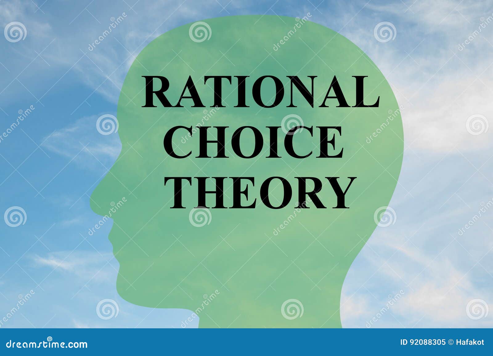 Rational Choice Theory Concept Stock Illustration - Illustration of ...