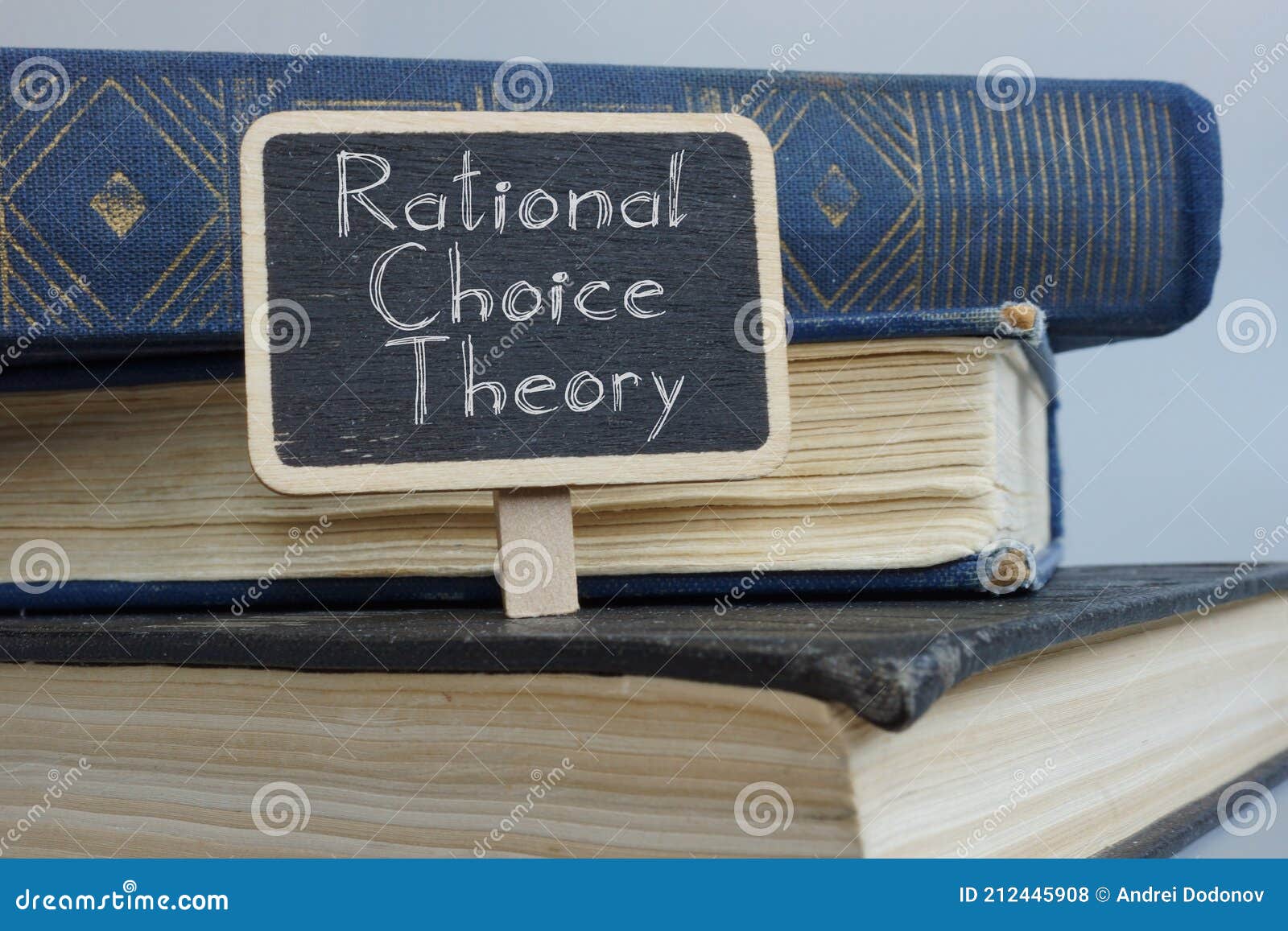 Rational Choice Theory is Shown on the Photo Using the Text Stock Photo ...