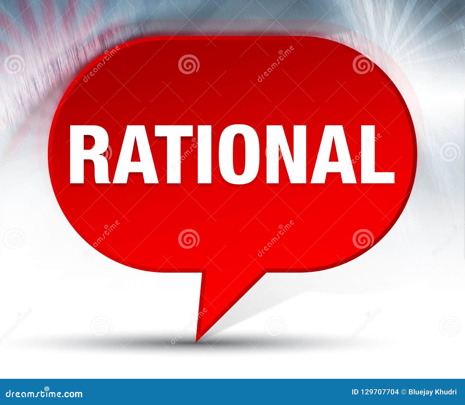 Rational Red Bubble Background Stock Illustration - Illustration of ...