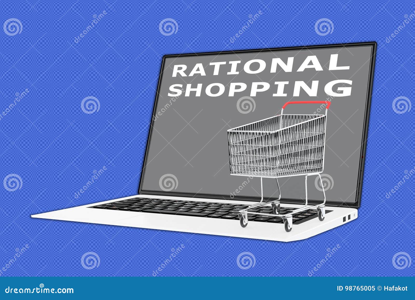 Rational Shopping concept stock illustration. Illustration of healthy ...