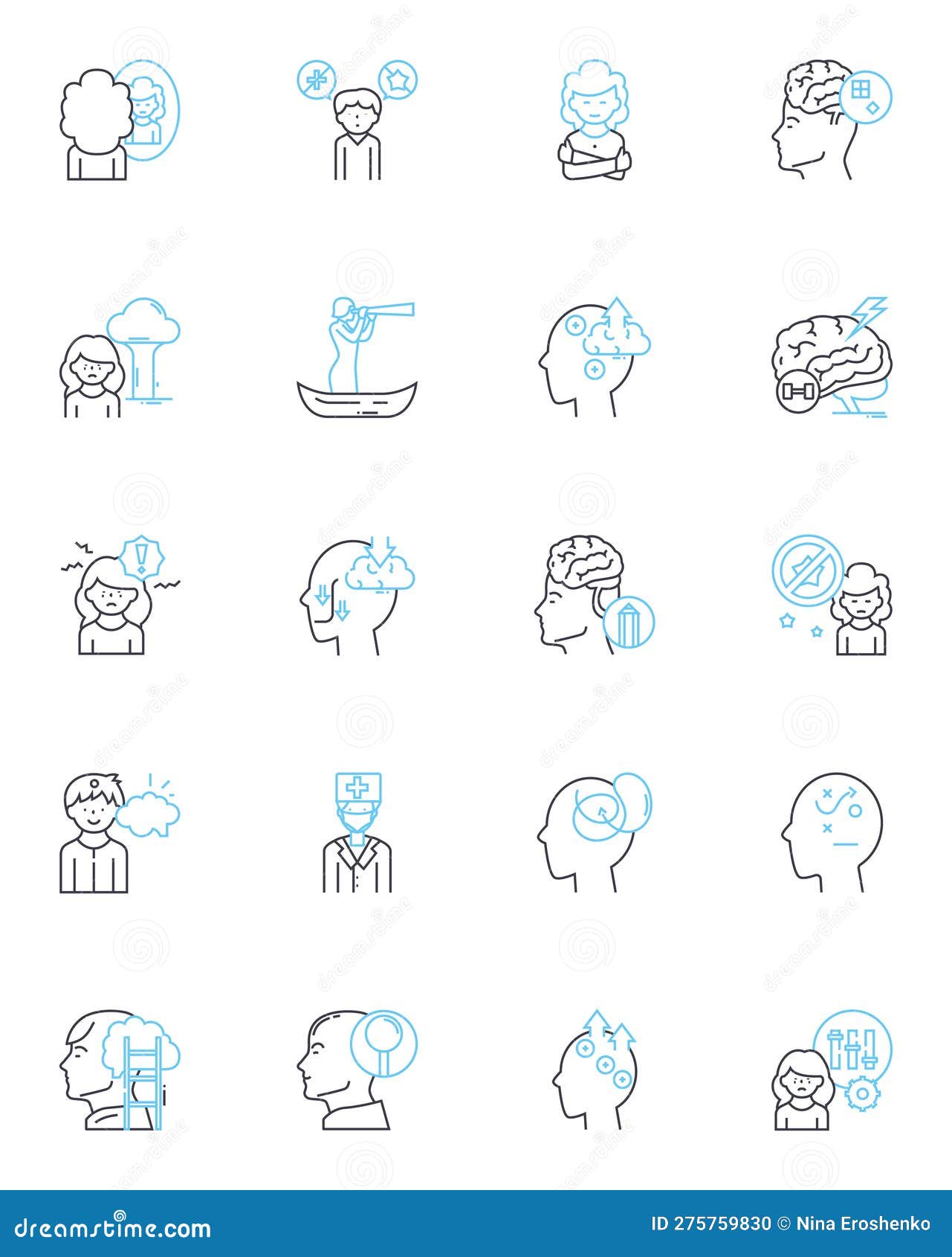 Rational Thinking Linear Icons Set. Reasoning, Logic, Analysis ... Rational Thinking Linear Icons Set. Reasoning, Logic, Analysis ...