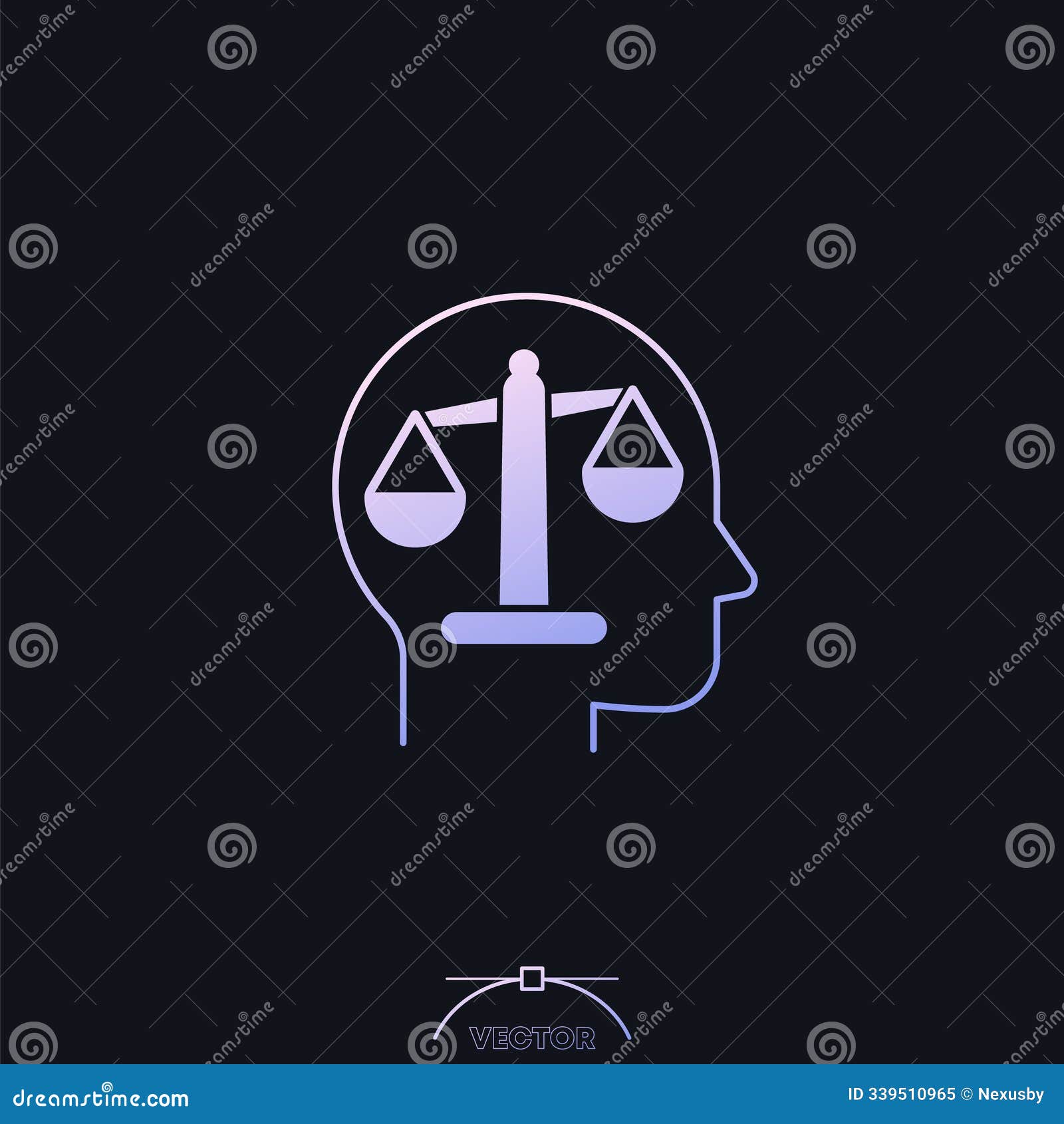 Rational Thinking and Rationality Icon, Vector Stock Illustration ... Rational Thinking and Rationality Icon, Vector Stock Illustration ...