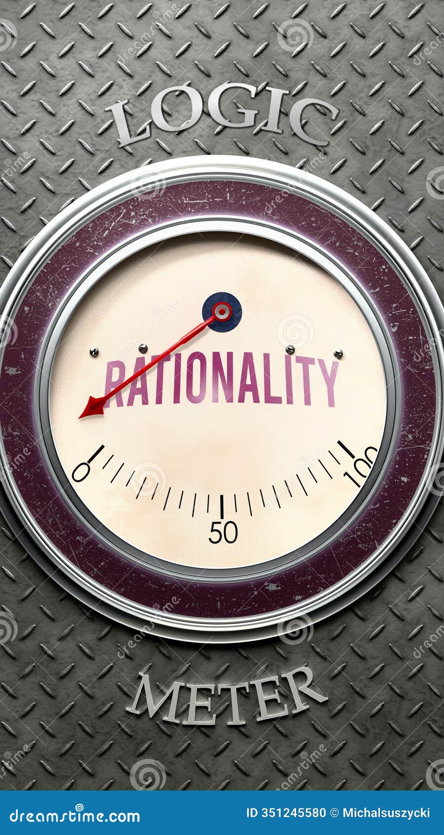 Rationality and Logic that is Hitting a Full Scale, Showing a Very High ...