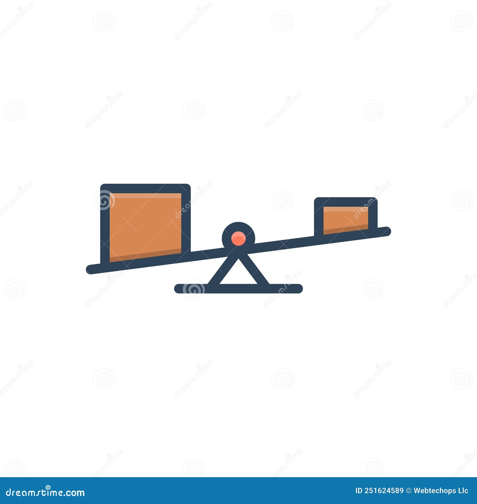 Color Illustration Icon for Ratios, Proportion and Rate Stock ...