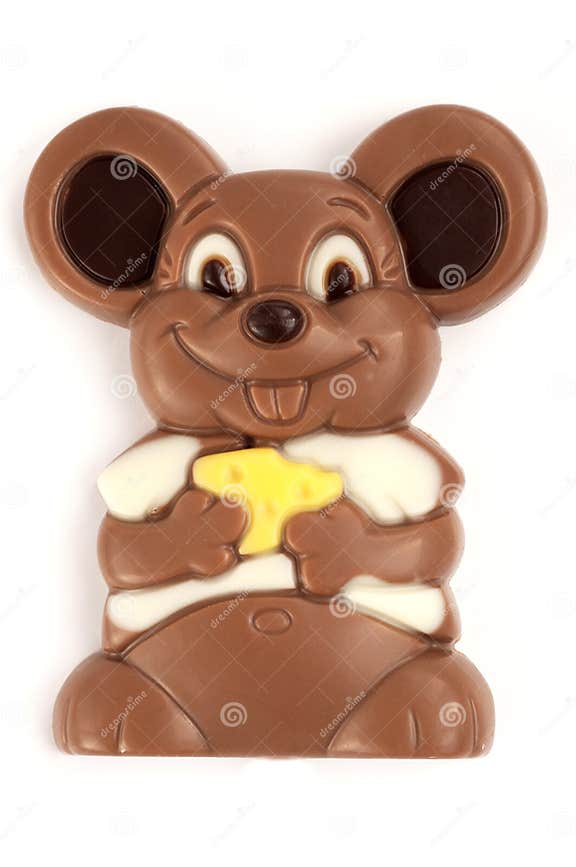 Rato do chocolate imagem de stock. Imagem de coma, fundo - 17537485