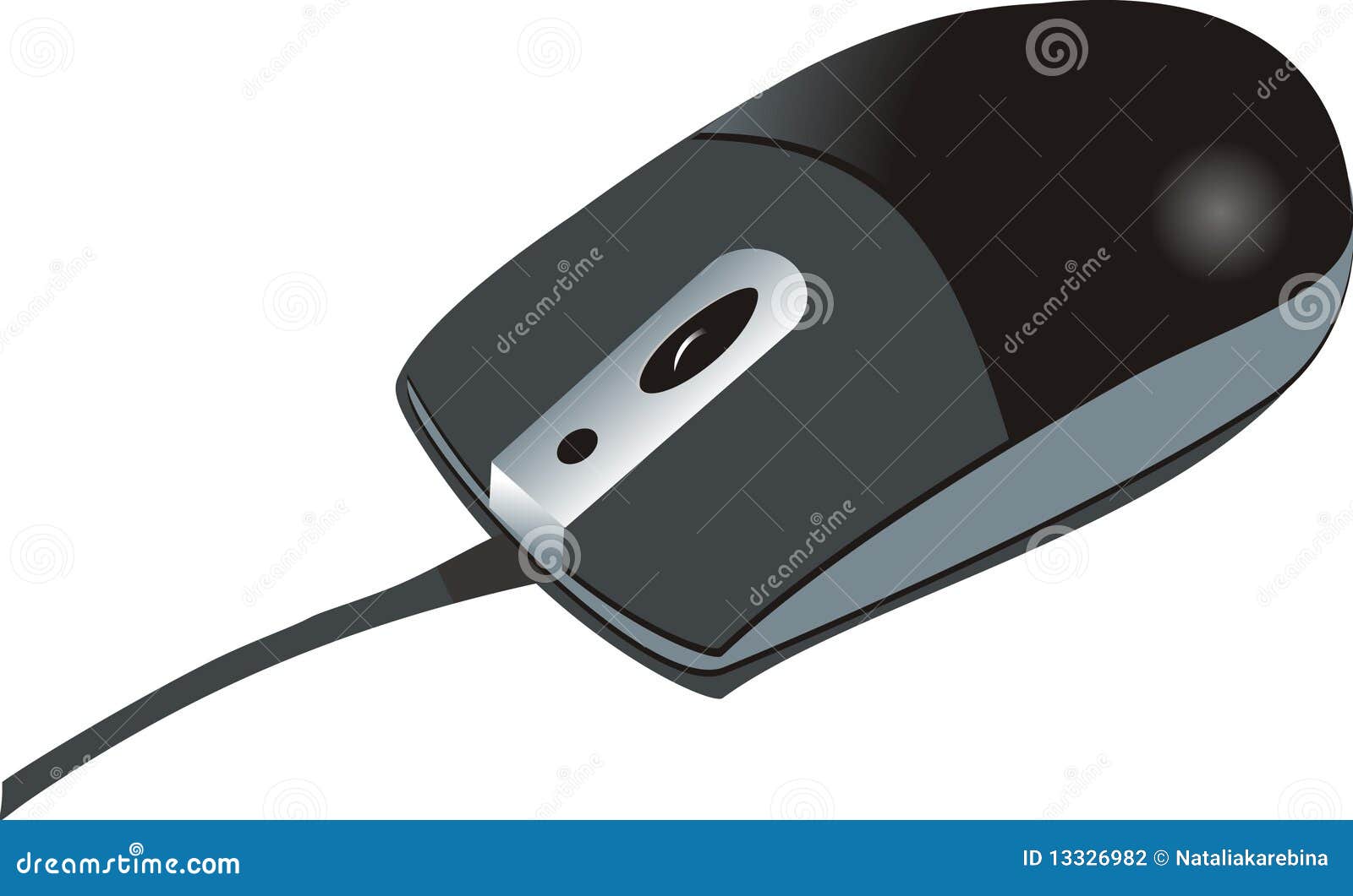 Rato do computador ilustração do vetor. Ilustração de dispositivo ...