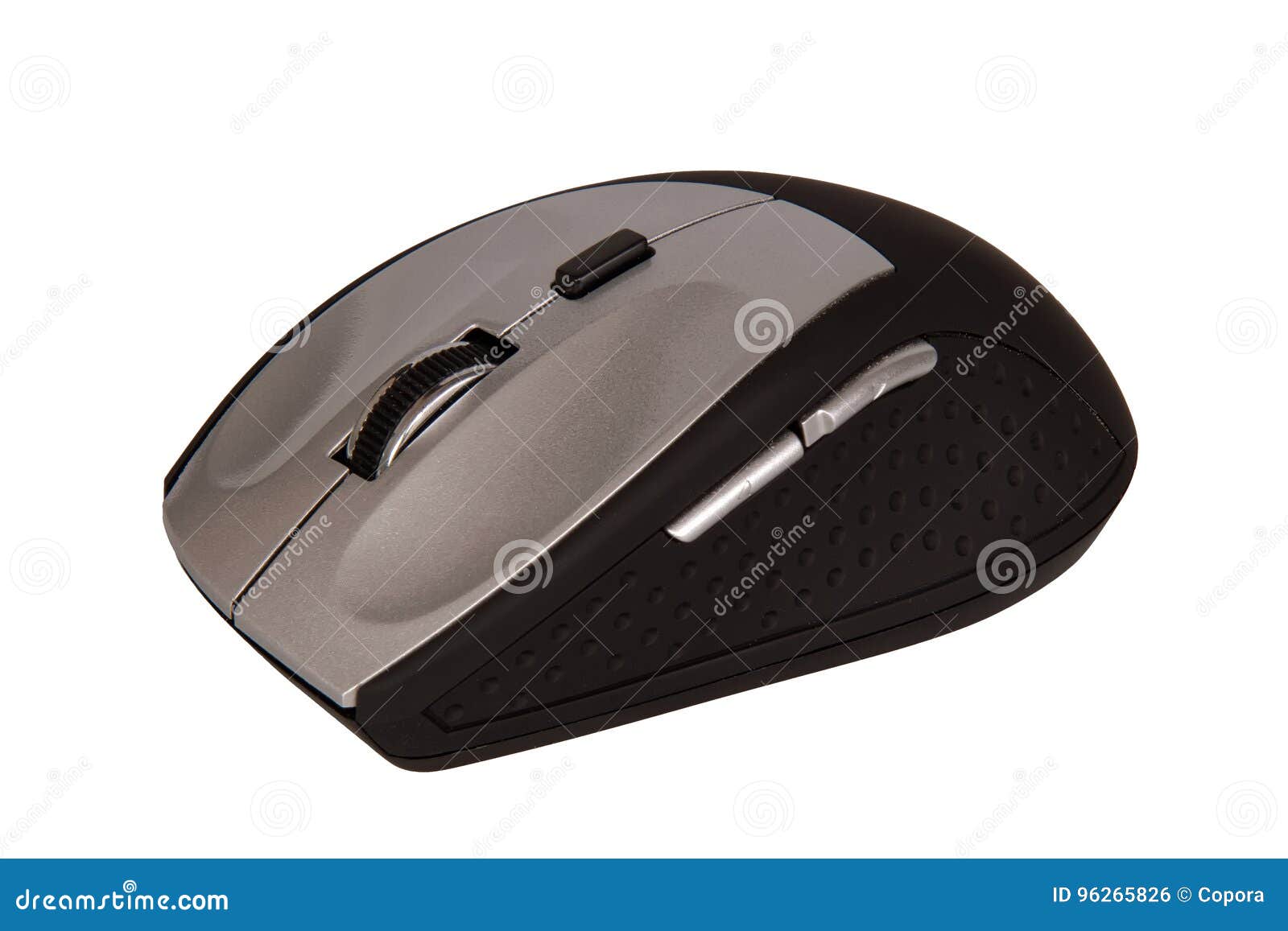 Rato Do Computador Em Um Fundo Branco Foto de Stock - Imagem de preto ...