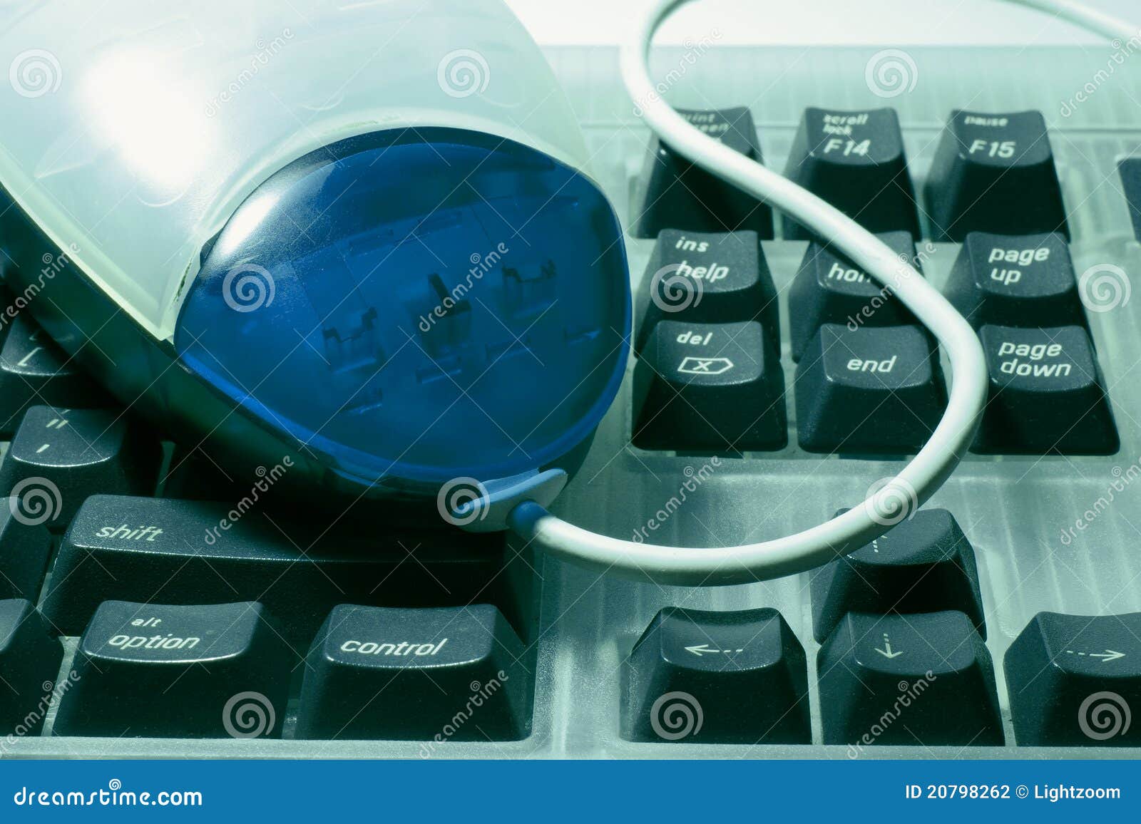 Rato Do Computador No Teclado Foto de Stock - Imagem de computador ...