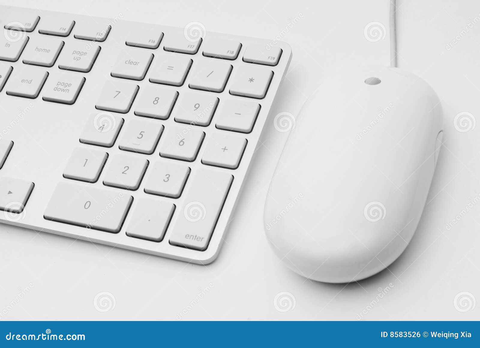 Rato e teclado foto de stock. Imagem de entrada, clique - 8583526