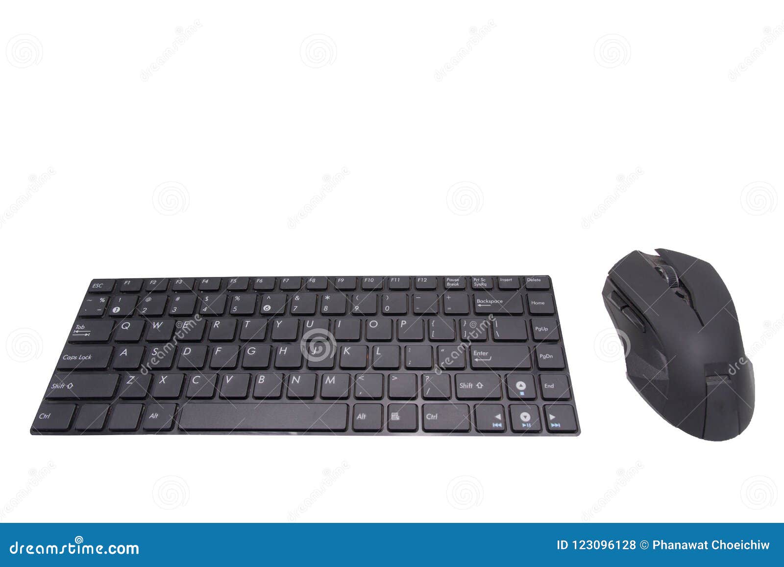 Rato E Teclado Do Computador No Fundo Branco Foto de Stock - Imagem de ...