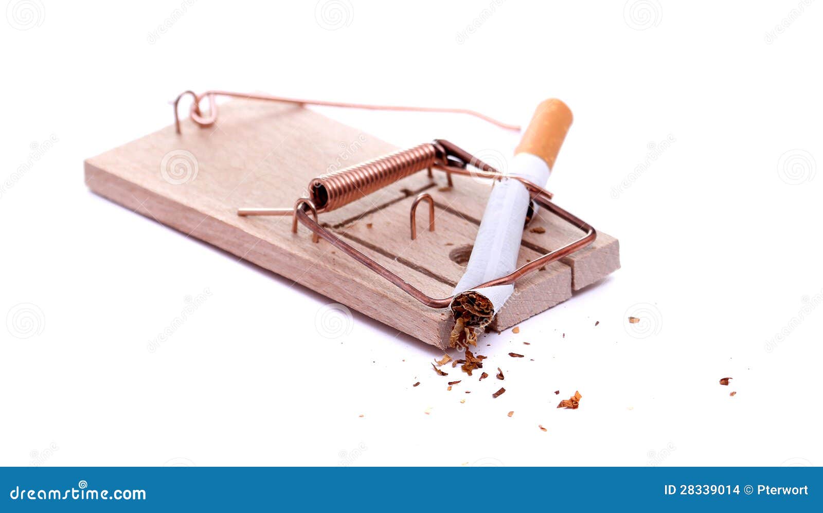 Ratonera Con El Cigarrillo Roto Foto de archivo - Imagen de peligroso ...