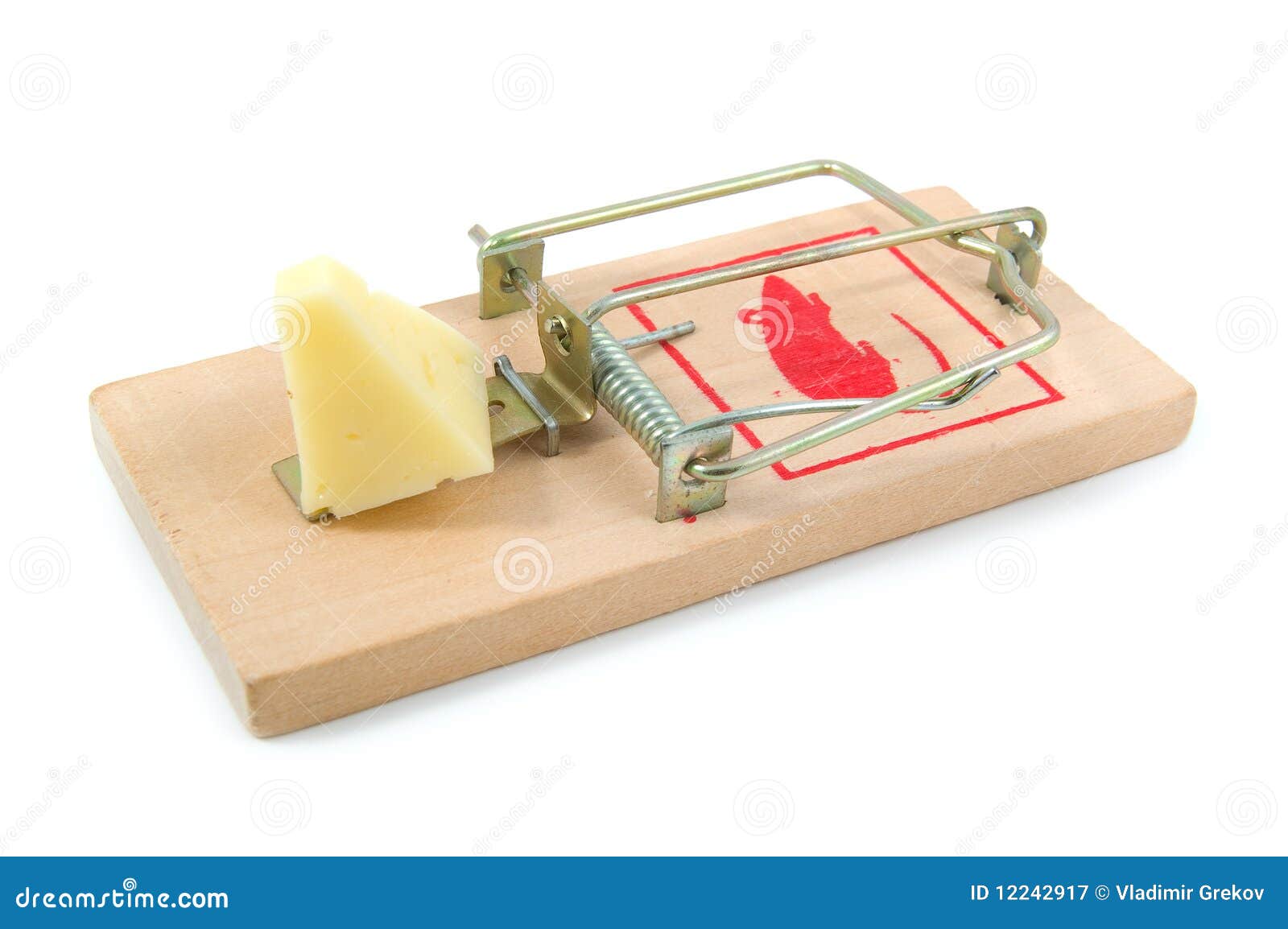 Ratonera con queso imagen de archivo. Imagen de equipo - 12242917