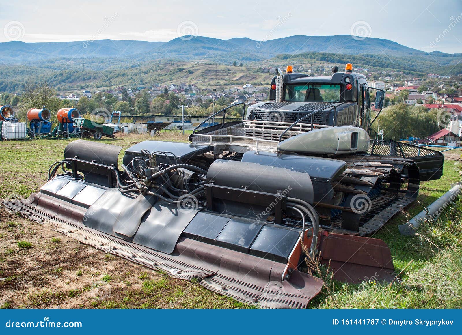 Ratrak, Grooming Machine. Special Snow Vehicle Stock Image - Image of ...