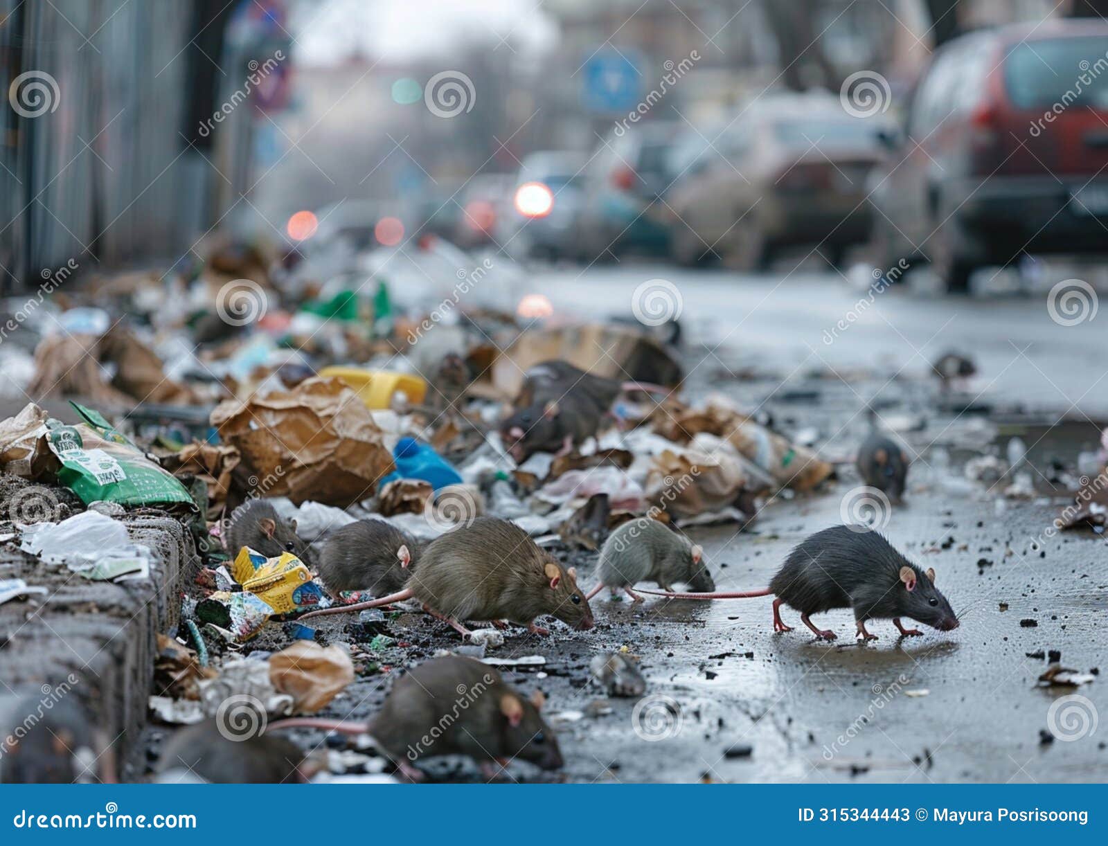 The Rats and the Cockroaches Walking in the Garbage Generated by AI ...