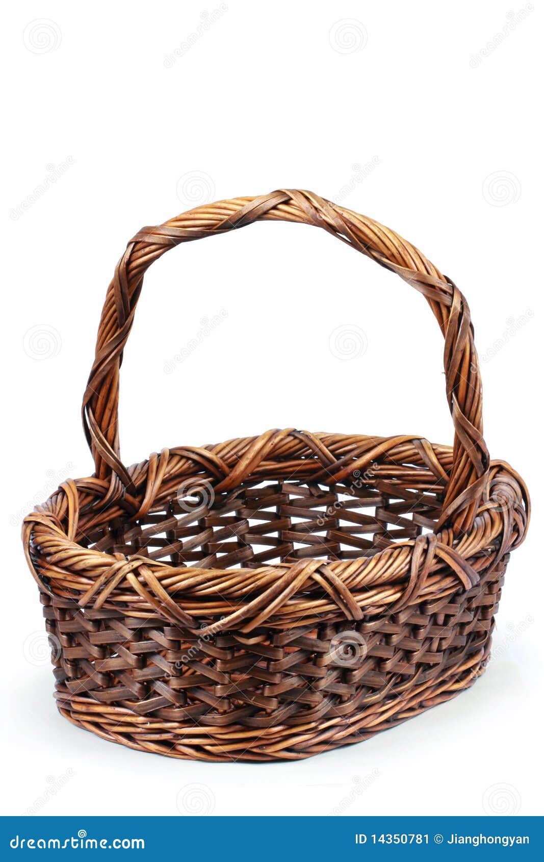 Rattan basket stock image. Image of rattan, closeup, plaits - 14350781