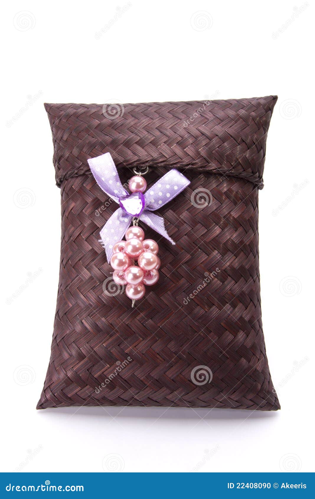Rattan gift box stock photo. Image of folk, mesh, textured - 22408090