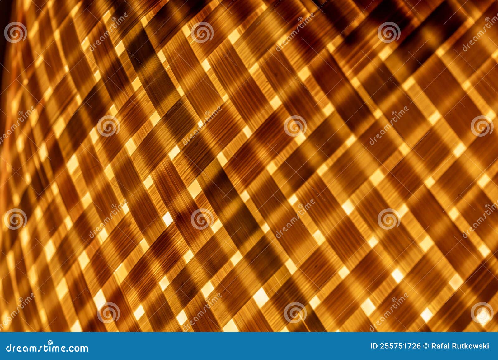 Rattan Lamp Texture. Close Up Stock Photo - Image of bright, indoor ...