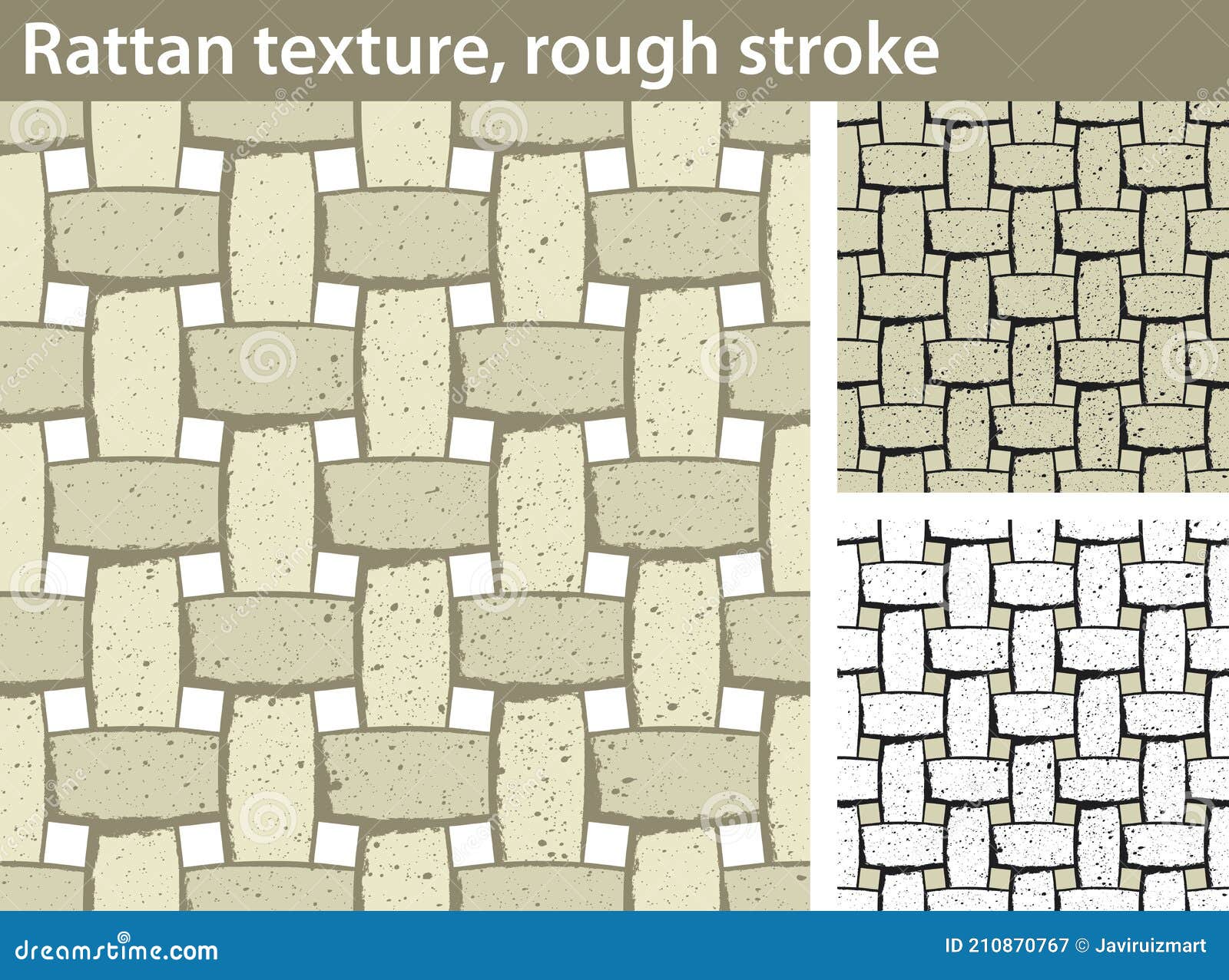 Rattan Texture Seamless Pattern Cartoon Vector | CartoonDealer.com ...