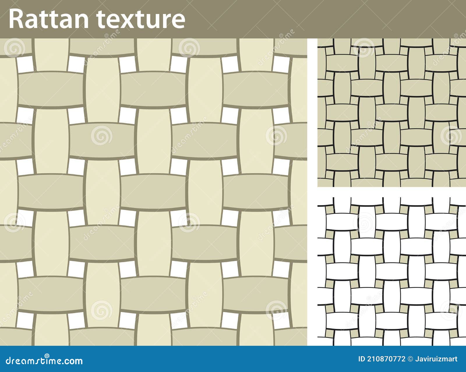 Rattan Texture, Seamless Pattern Stock Vector - Illustration of ...