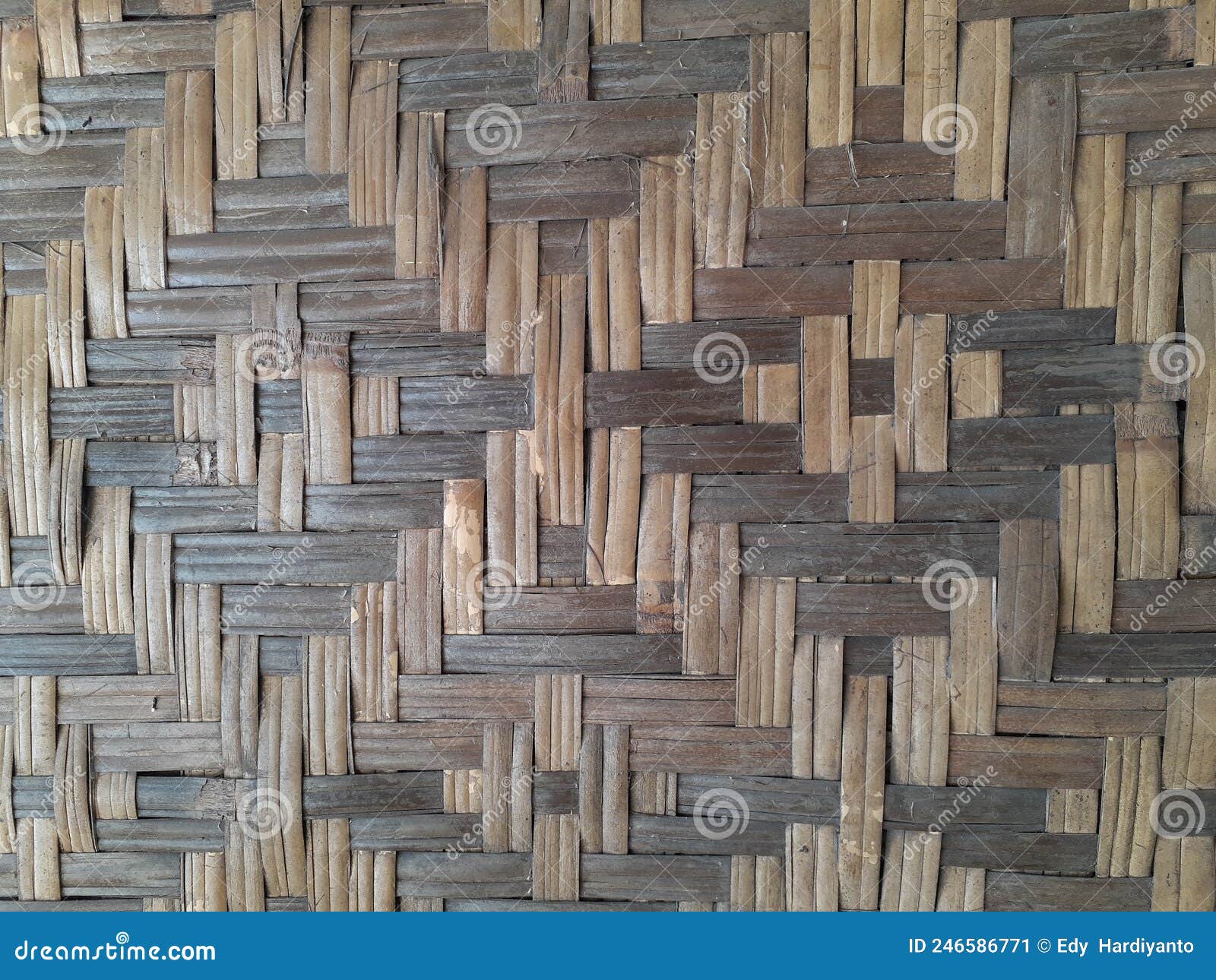 Rattan Wall Woven Pattern Background Stock Image - Image of black ...