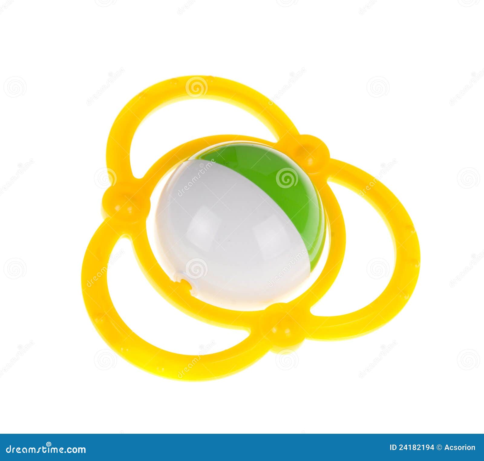 Rattle for children stock photo. Image of blue, yellow - 24182194