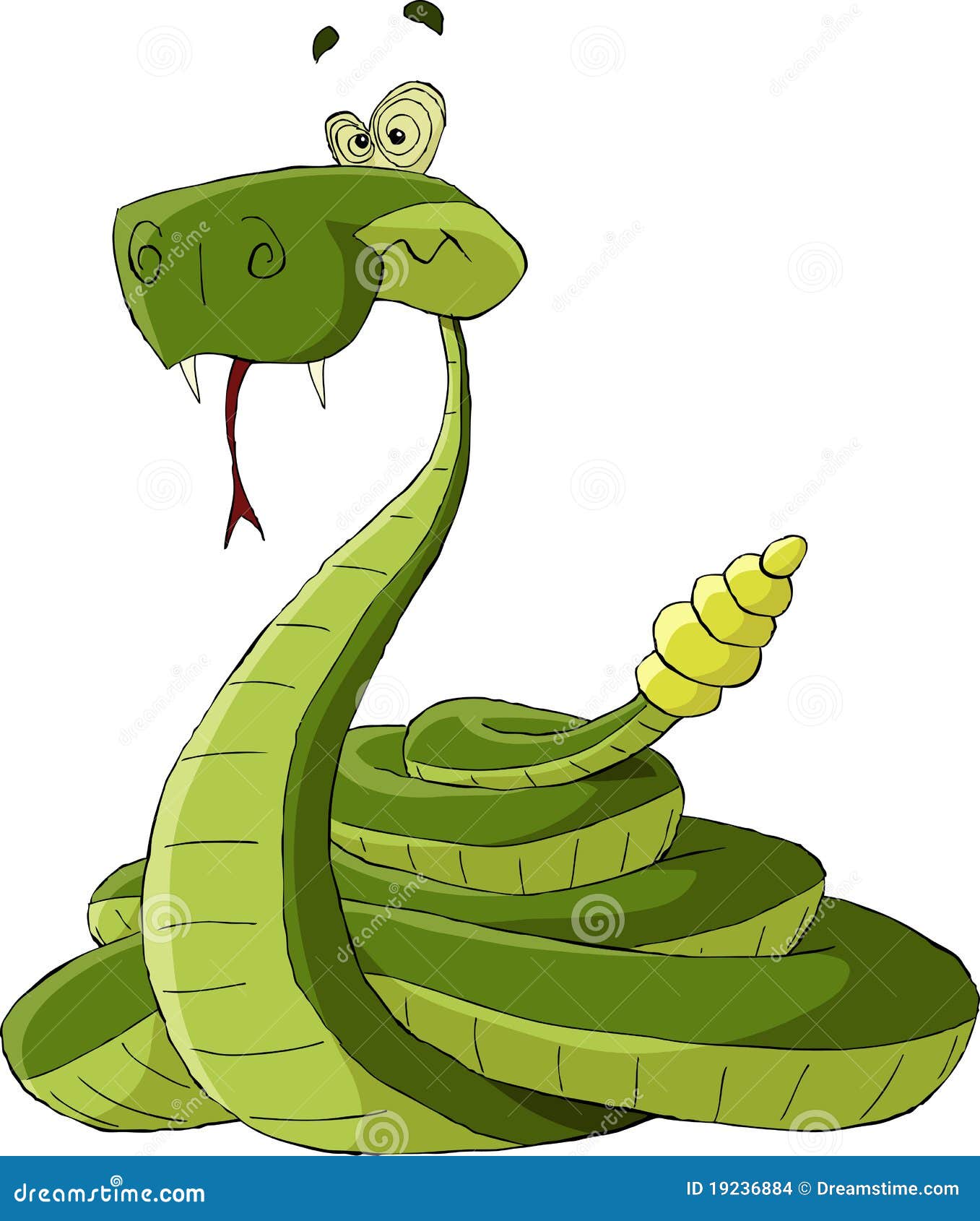 Cute Rattlesnake Cartoon | CartoonDealer.com #57611209