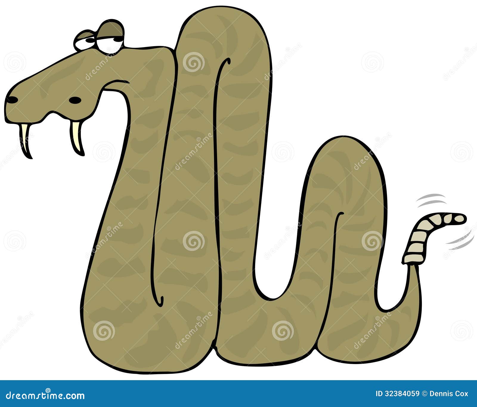 Rattlesnake Stock Illustration | CartoonDealer.com #32384059