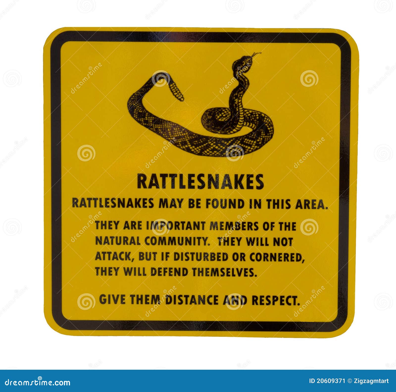 Rattlesnake sign stock image. Image of rattlesnake, communications ...