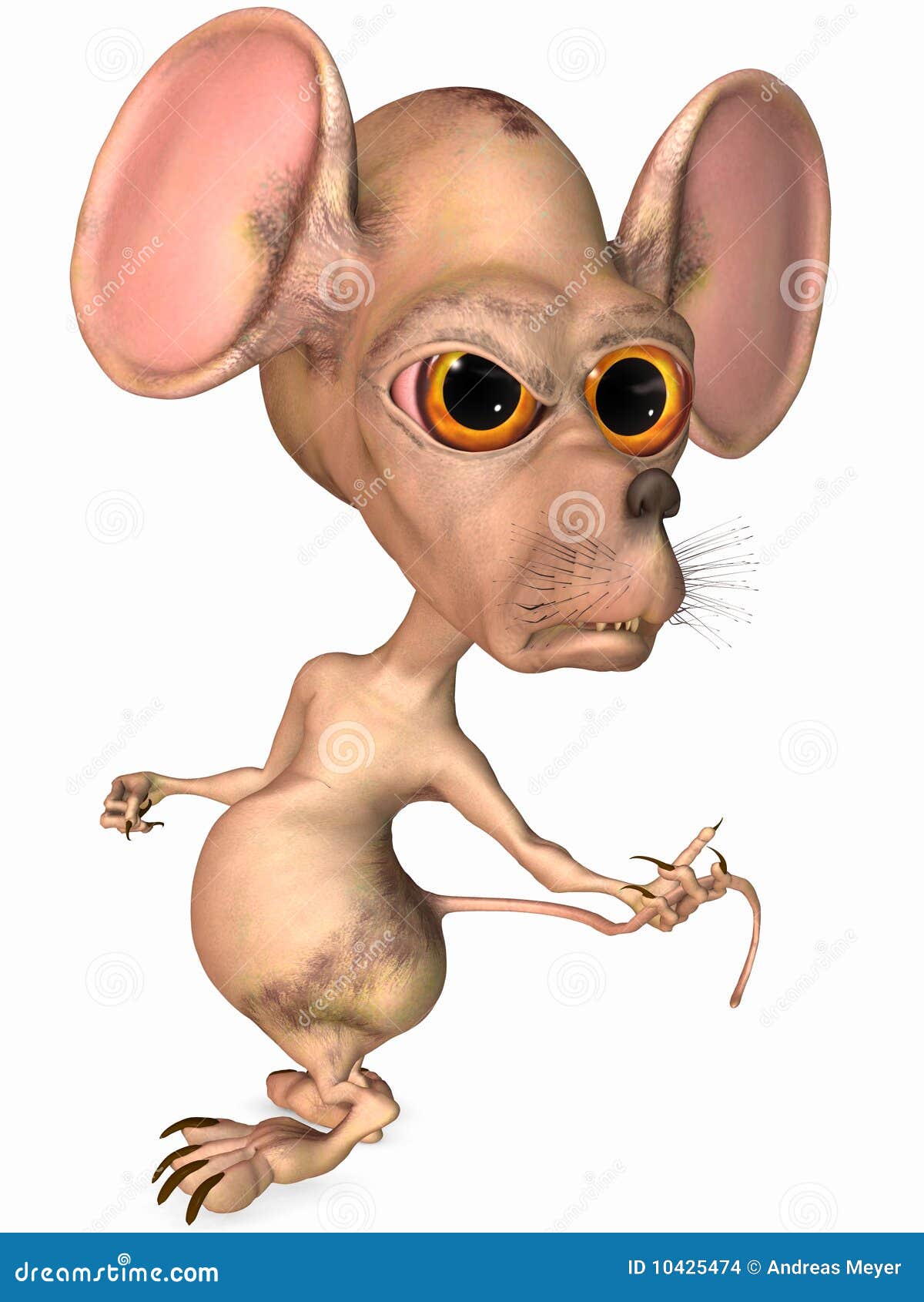 Ratto di Toon illustrazione di stock. Illustrazione di dolce - 10425474