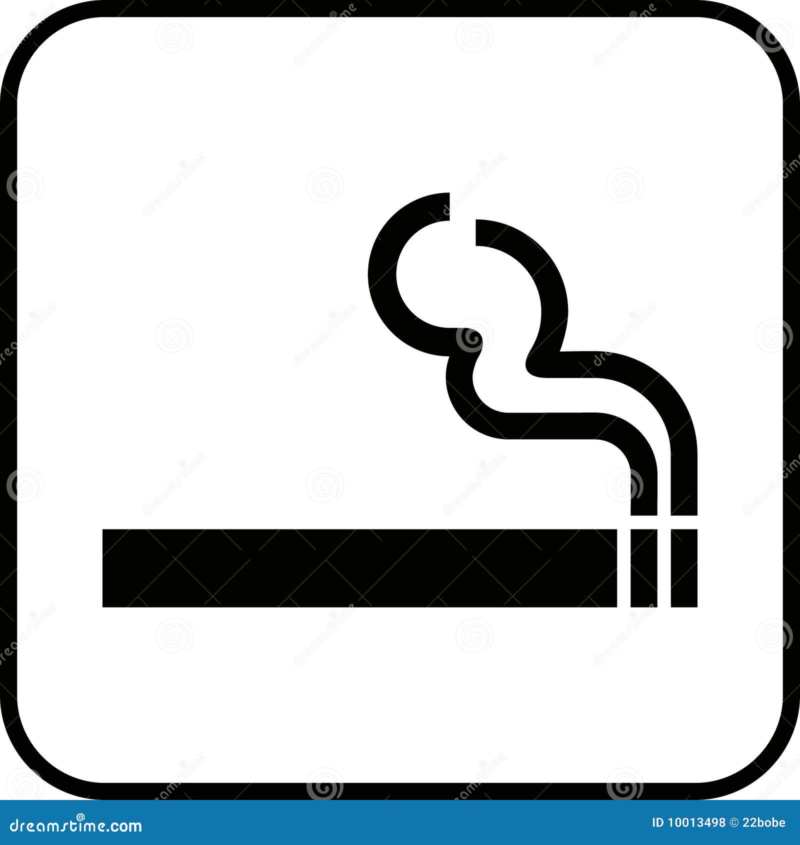 Rauchendes Zeichen 1 (+ Vektor) Vektor Abbildung - Illustration von ...