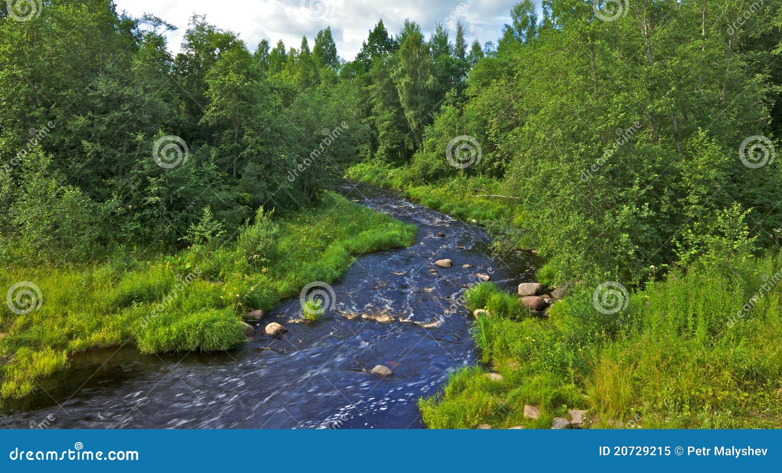 Rauer Fluss stockbild. Bild von horizontal, bach, farbe - 20729215