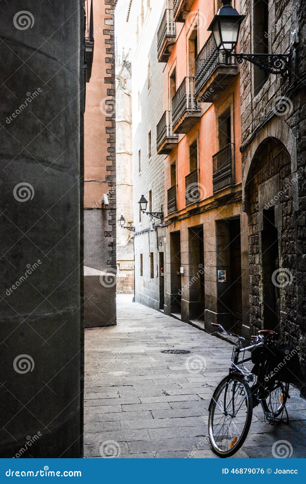 Raval stock photo. Image of district, catalunya, europe - 46879076