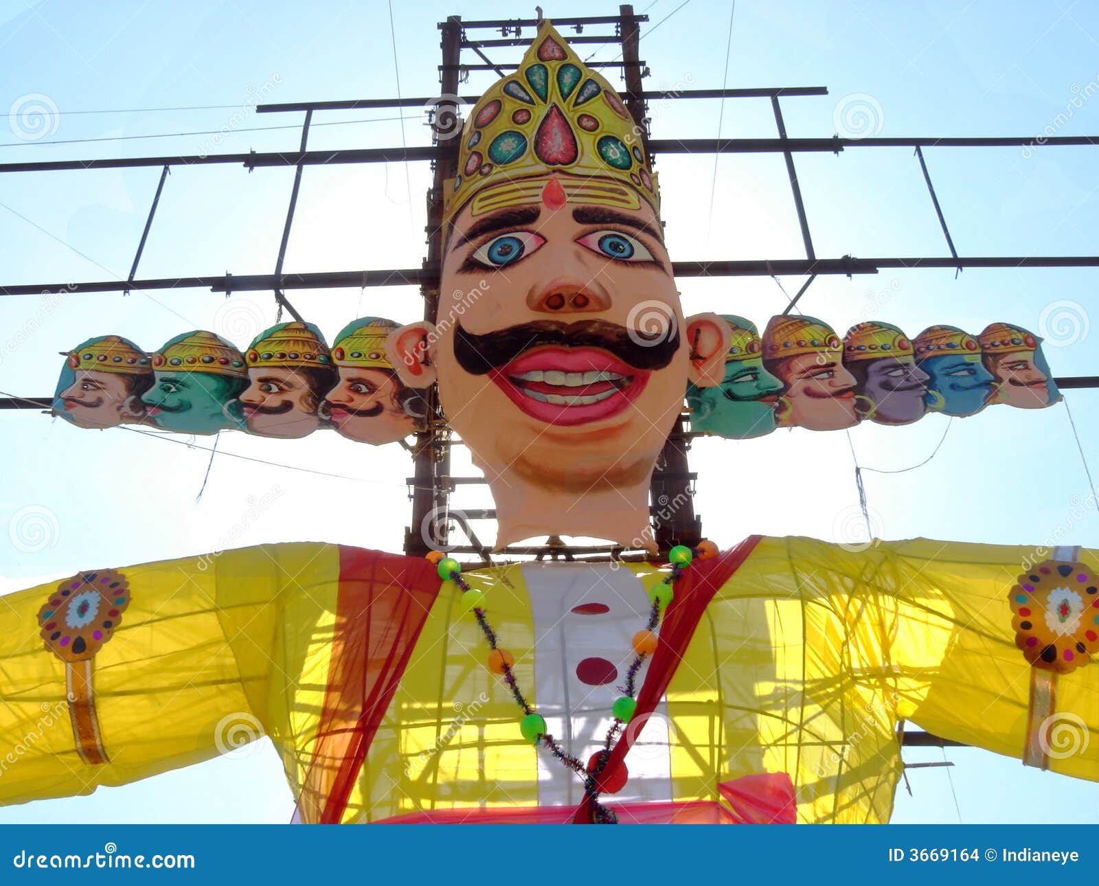 Ravan statue stock photo. Image of history, ravan, yellow - 3669164