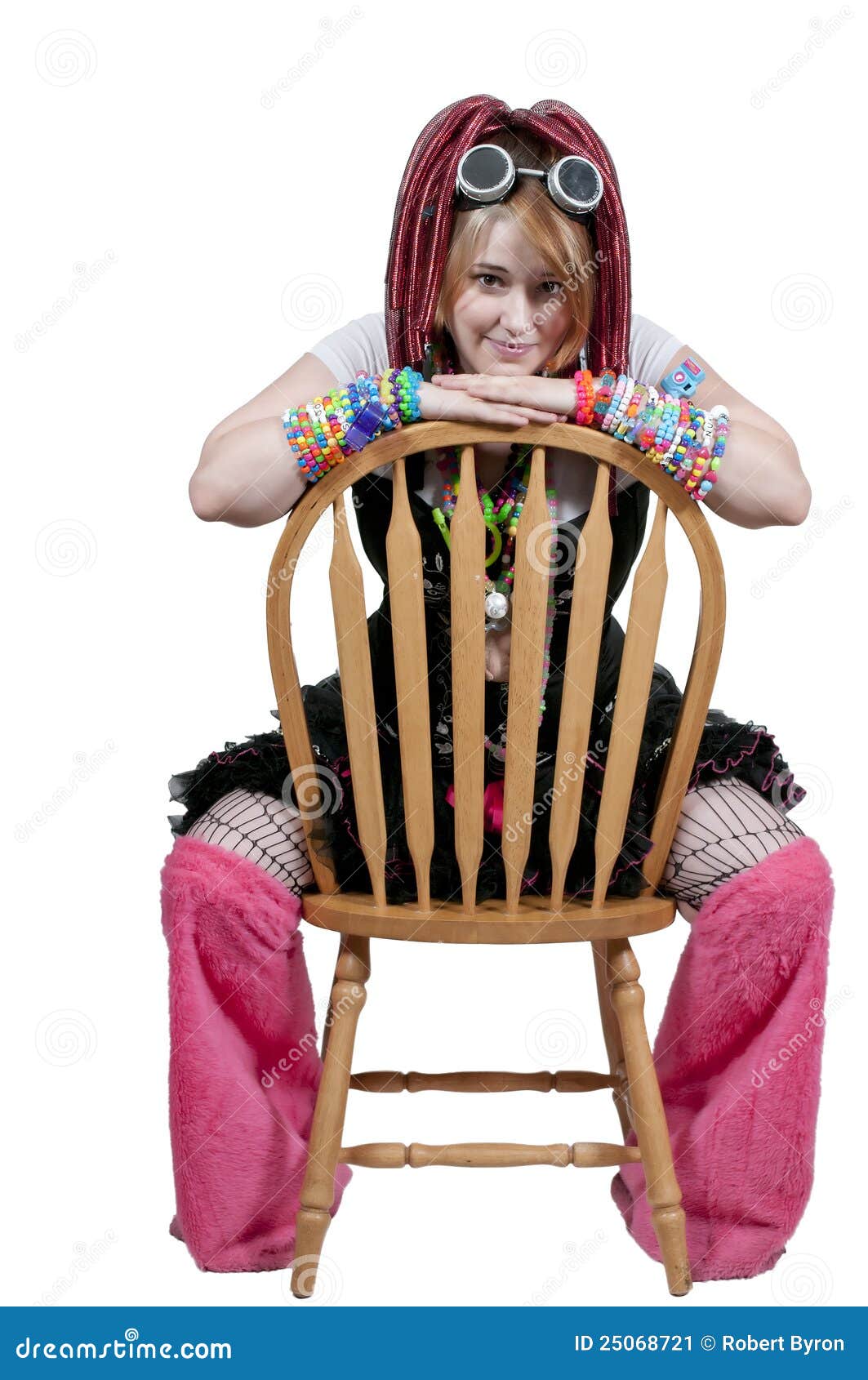 Rave Girl stock image. Image of beautiful, color, expression - 25068721