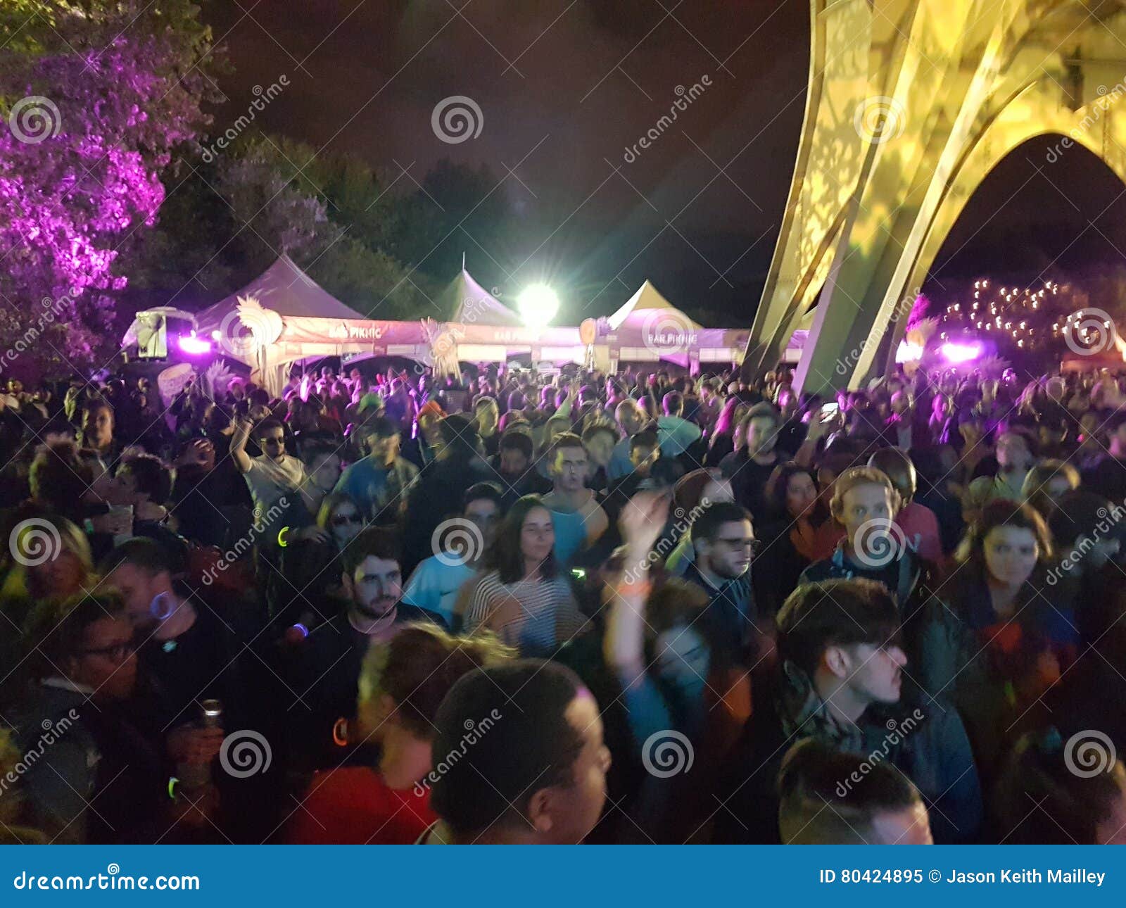 Rave party editorial image. Image of music, outside, party - 80424895