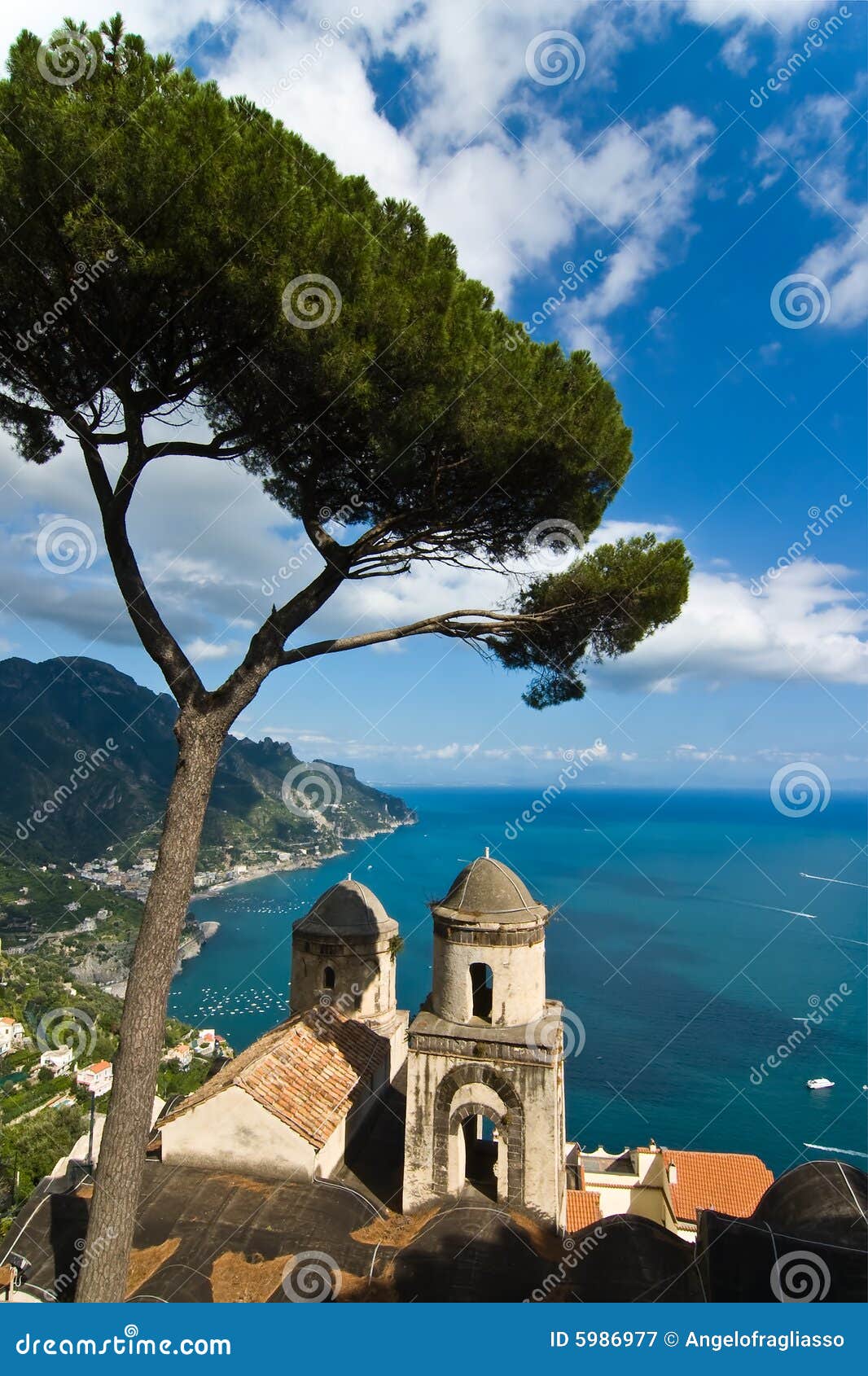 Ravello stock image. Image of holiday, vertical, ravello - 5986977